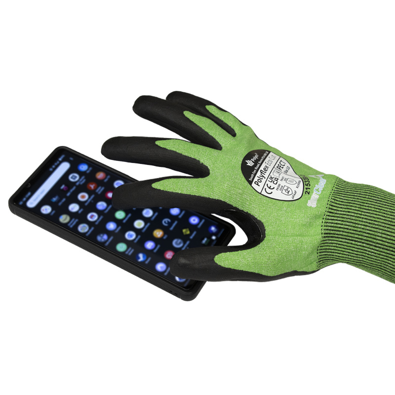 Polyco ECO-Friendly Touchscreen Cut Gloves - Gloves.co.uk